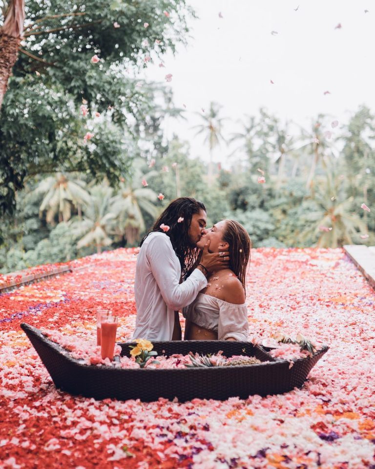 Top 5 Villas with Charming Pool Flower Decoration in Bali - Insight Bali